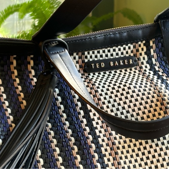 Ted Baker | Bags | Ted Baker Woven Tote Bag | Poshmark